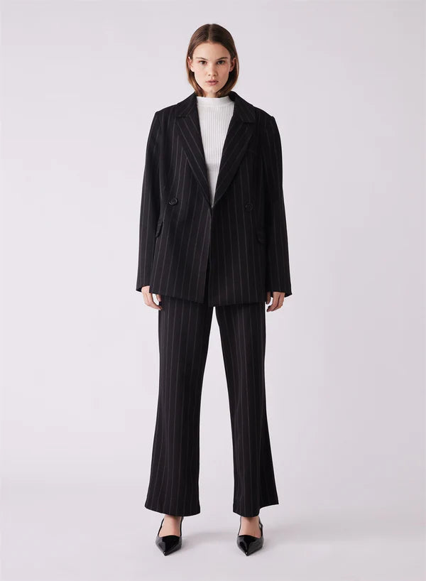 ESMAEE STUDIO BLAZER BLACK PINSTRIPE – Ruby Rose Te Awamutu