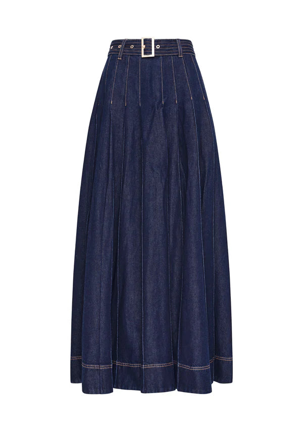 MOS THE LABEL SIA DENIM SKIRT DEEP INDIGO – Ruby Rose Te Awamutu