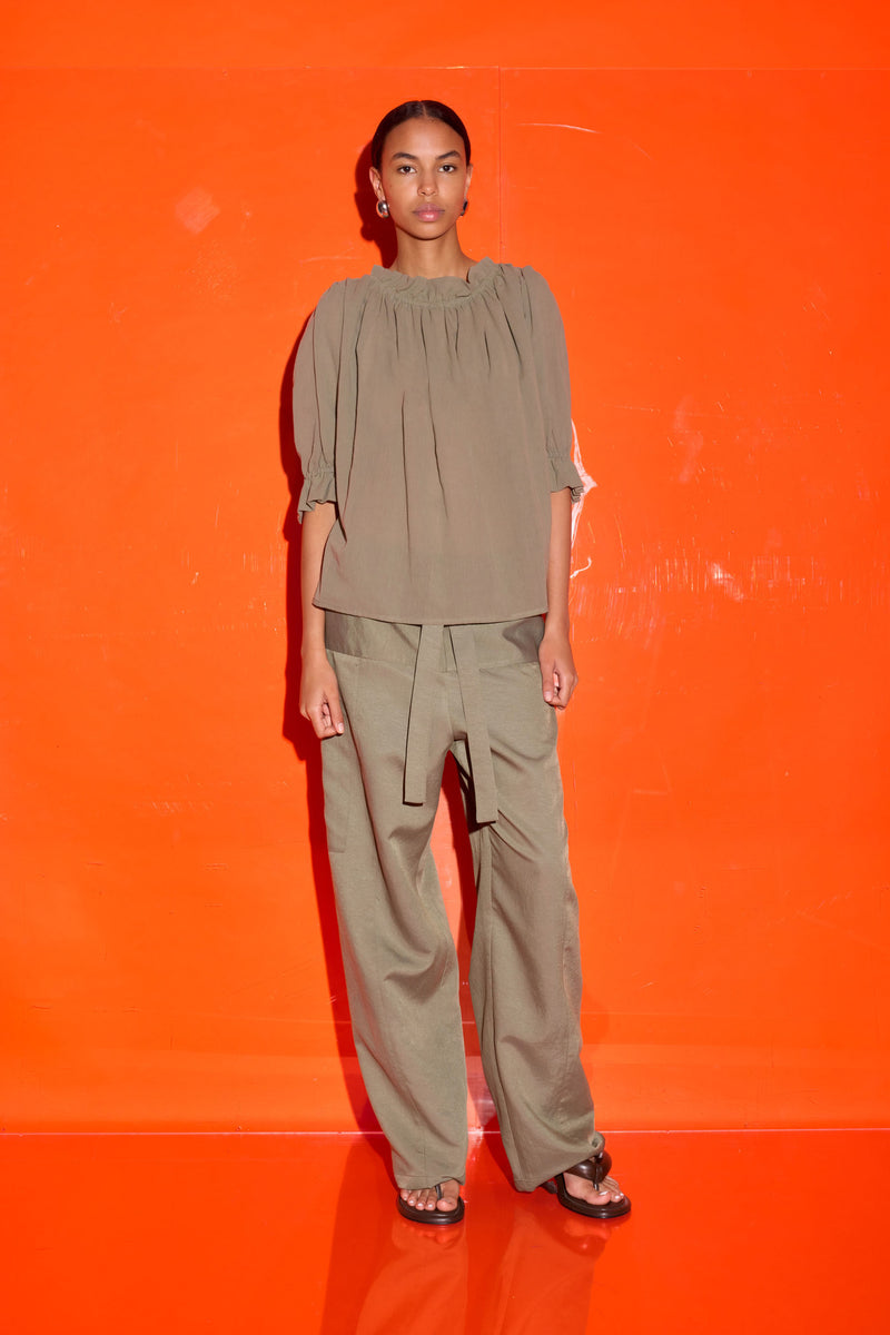 GREGORY PEDDLE TOP SAGE – Ruby Rose Te Awamutu